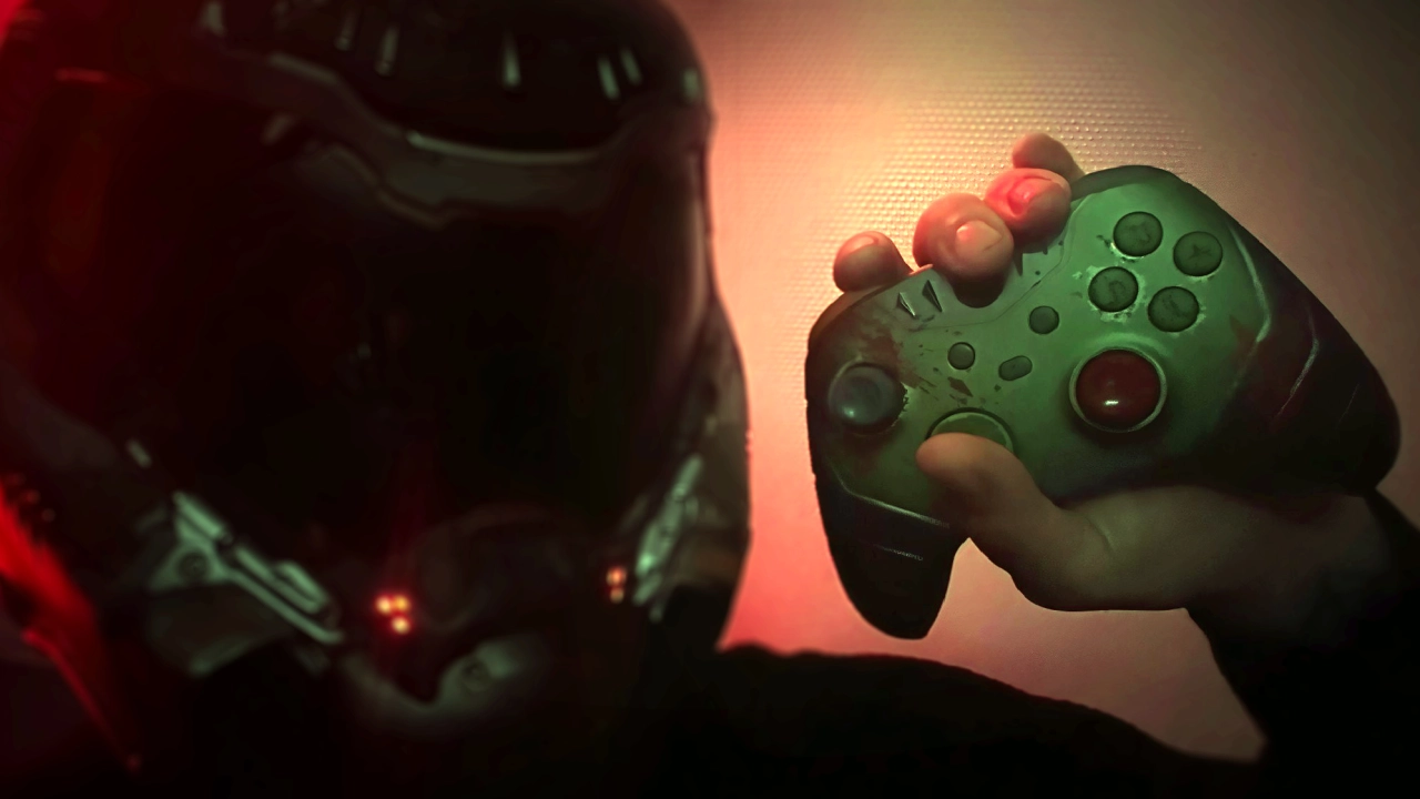 Rip and tear, until it is unboxed: de DOOM Xbox controller